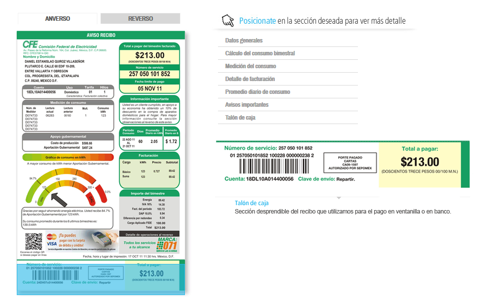 How to Read Your Electricity Bill - Top Mexico Real Estate Blog