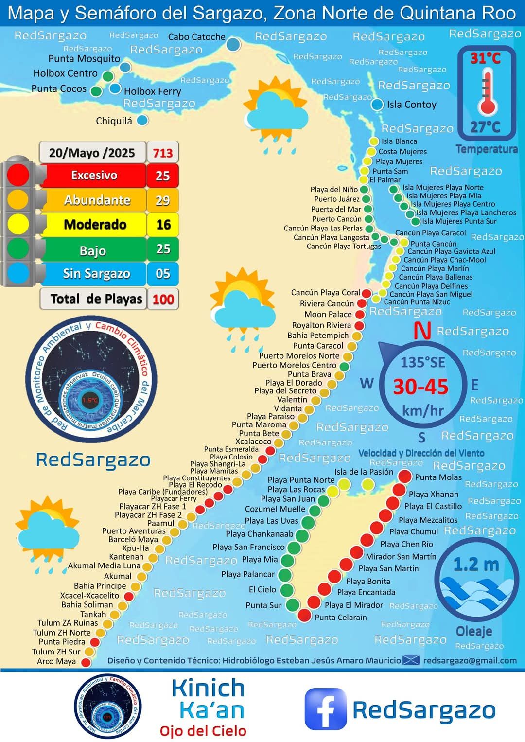 How's the Sargassum in the Riviera Maya? May 2025 Update - Top Mexico ...
